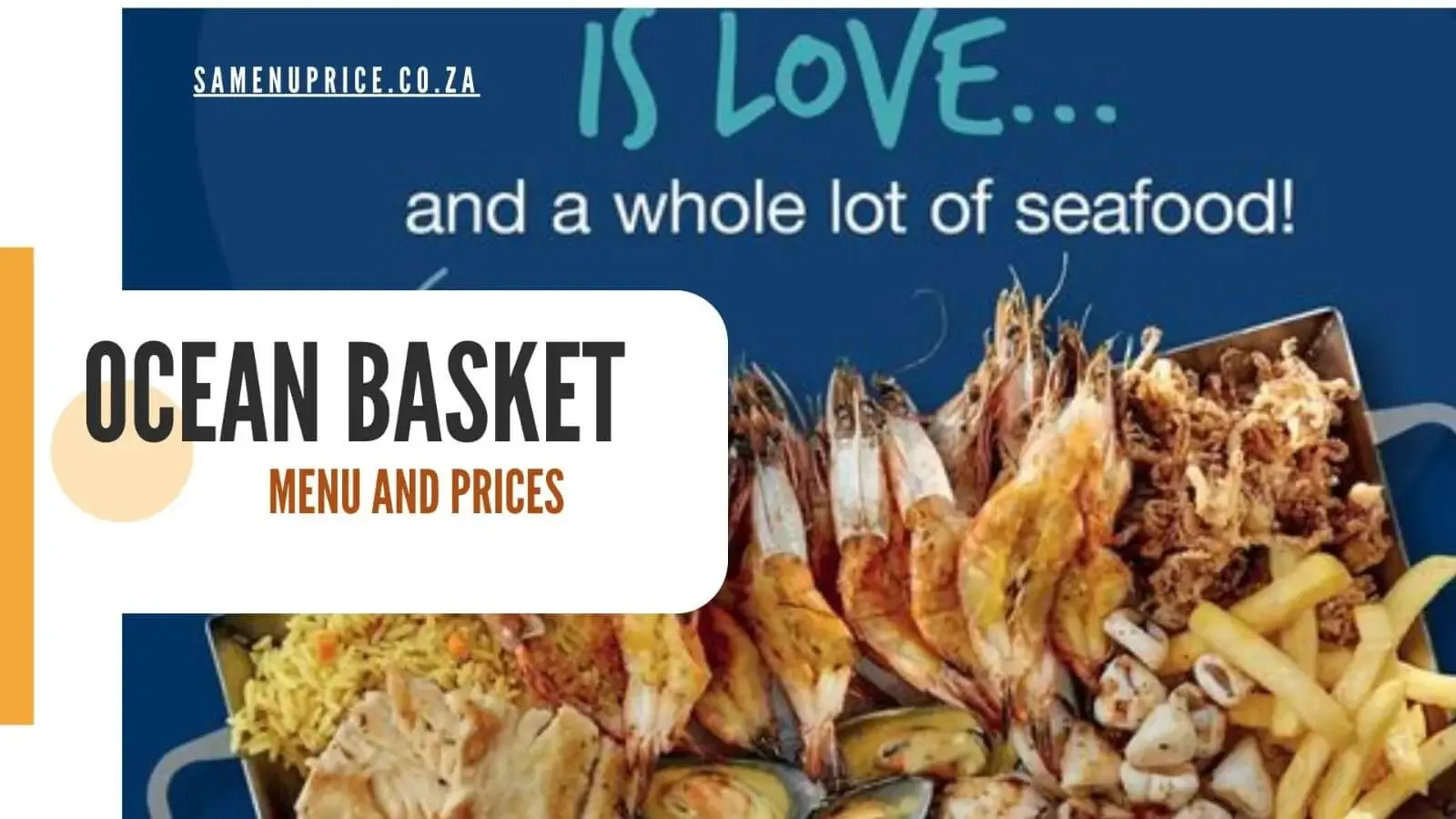 Ocean Basket Menu And Prices 2025 - South Africa
