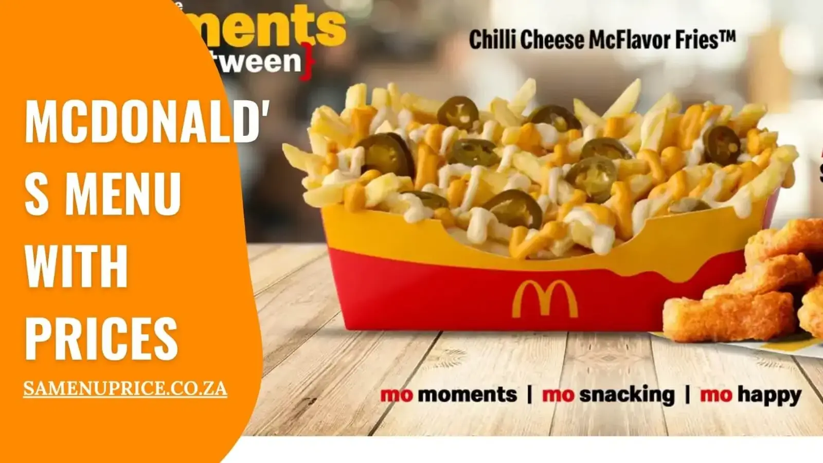 McDonalds Menu and Prices 2026 - South Africa Latest Price Updates